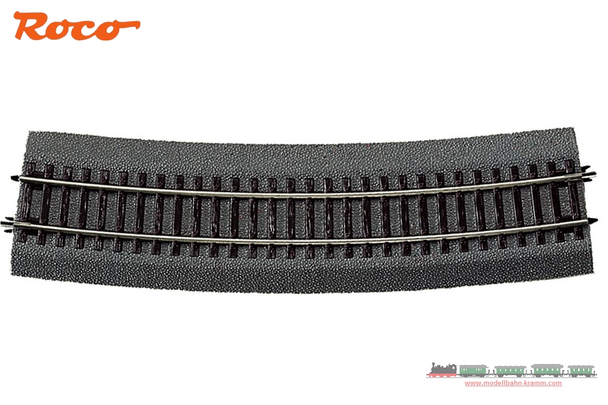Modellbahn-Kramm: Roco 42527 H0 Gebogenes Gleis R9, 15°, nur 4,30