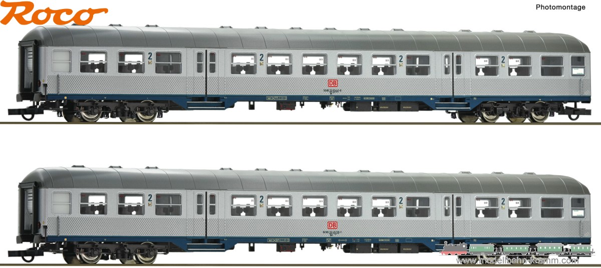 Modellbahn-Kramm: Roco 6200035 H0 DC 2-tlg. Set 2: Nahverkehrswagen, DB AG, nur 112,40