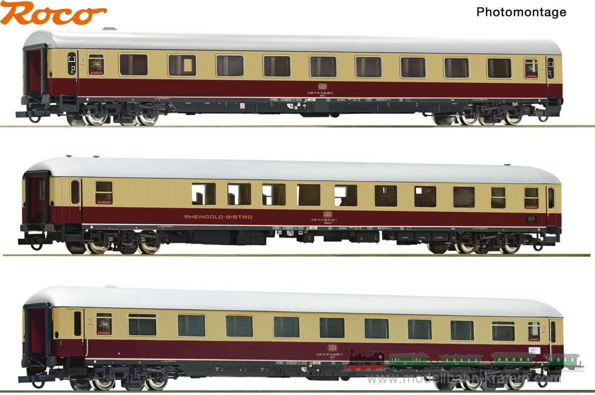 Modellbahn-Kramm: Roco 6200122 H0 DC 3-tlg. Set 3: Rheingold, AKE, nur 197,90