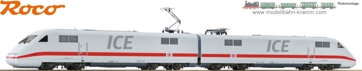 Modellbahn-Kramm: Roco 70402 H0 DC Sound 2-tlg. Set: Elektrotriebzug ICE 1 (BR 401) DB AG, nur ...