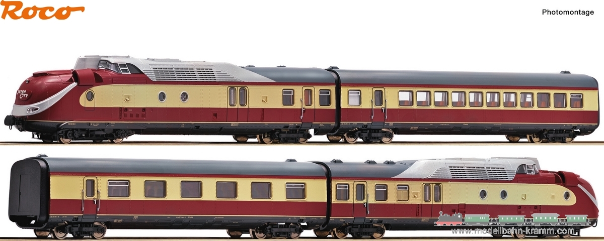 Modellbahn-Kramm: Roco 7720002 H0 AC Sound 4-tlg. Set: Gasturbinentriebzug BR 602, DB, nur 429,98