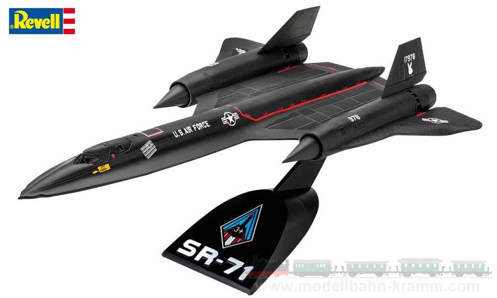 Modellbahn-Kramm: Revell 03652 1:110 Lockheed SR-71 Blackbird easy click system, nur 22,49