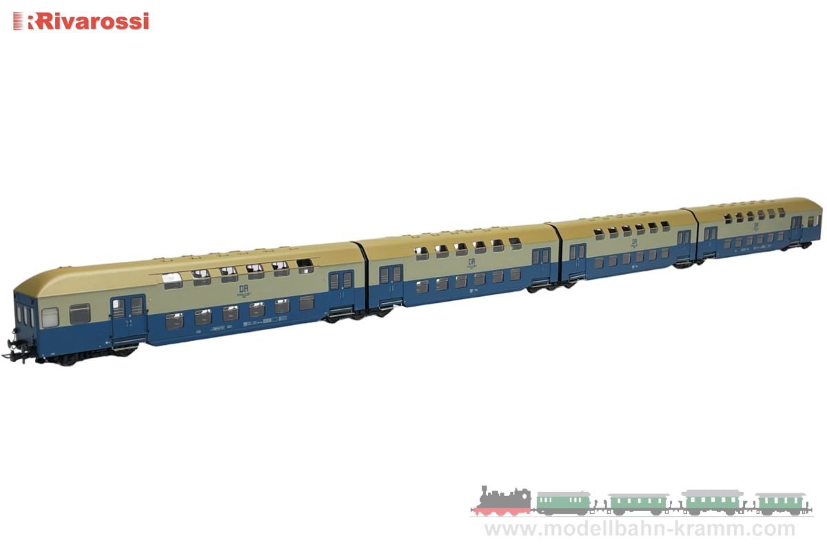 Modellbahn-Kramm: Rivarossi 4371 H0 DC 4er Set Doppelstockeinheit DR ...