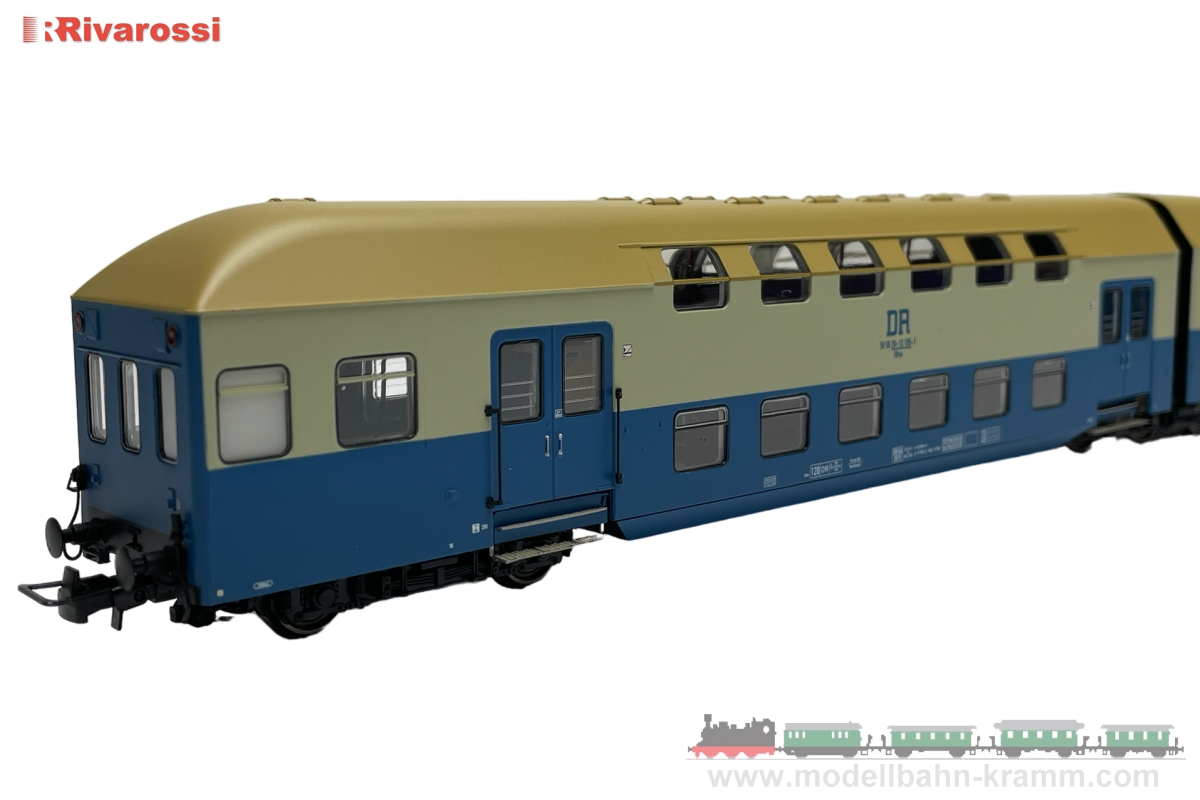 Modellbahn-Kramm: Rivarossi 4371 H0 DC 4er Set Doppelstockeinheit DR ...