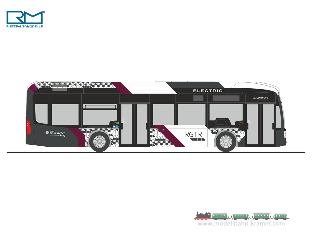 Modellbahn-Kramm: Rietze 75531 H0/1:87 Mercedes-Benz eCitaro Emile ...