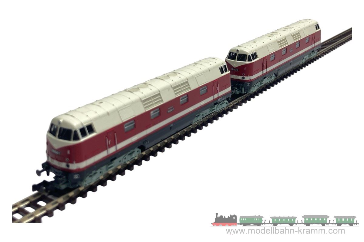 Modellbahn-Kramm: 1A.Gebrauchtware 073.0061186.001 Brawa N analog 61186 Diesellok-Set BR 118 rot ...