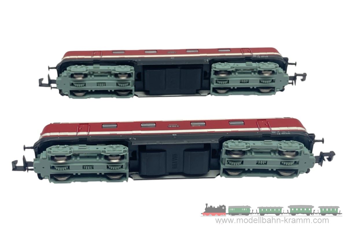 Modellbahn-Kramm: 1A.Gebrauchtware 073.0061186.001 Brawa N analog 61186 Diesellok-Set BR 118 rot ...