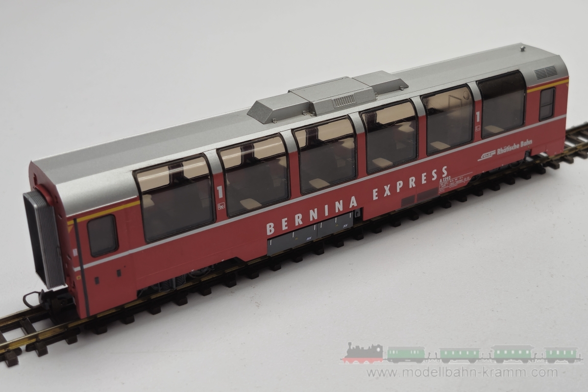 Modellbahn-Kramm: 1A.Gebrauchtware 083.3293102.001 Bemo HOm DC 3293102 Panoramawagen A 1292 4 ...