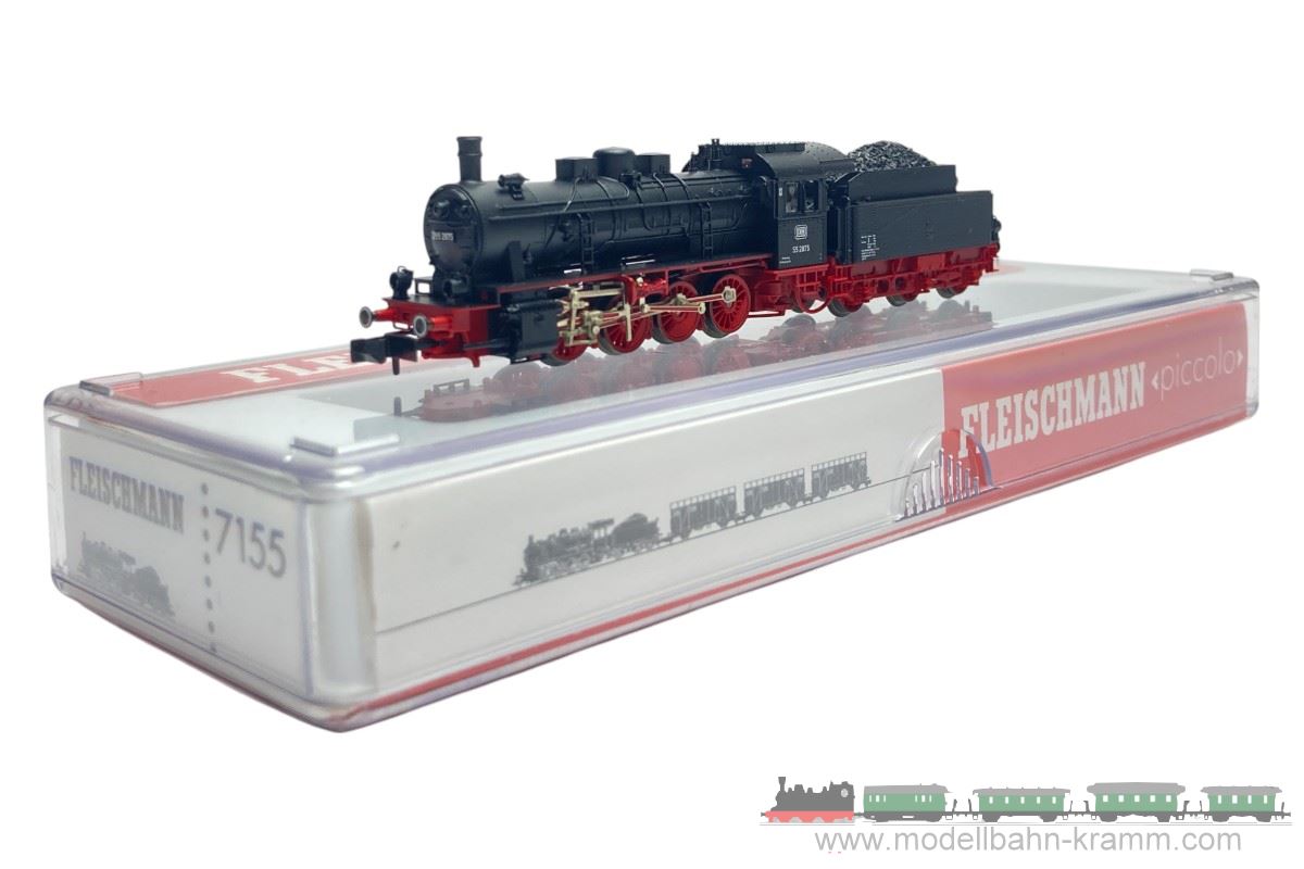 Modellbahn-Kramm: 1A.second hand goods 237.0007155.003 Fleischmann N analog 7155 Dampflok BR 55 ...