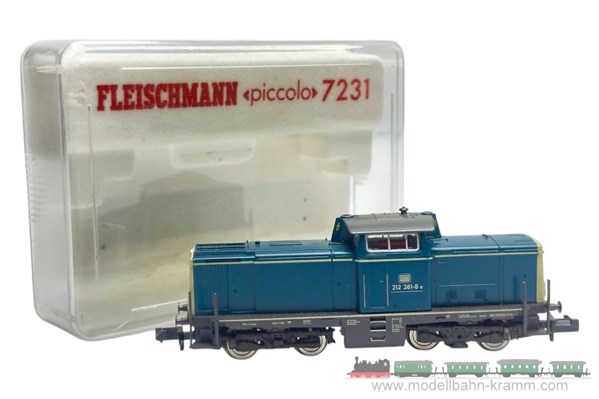 Modellbahn-Kramm: 1A.Gebrauchtware 237.0007231.007 Fleischmann N analog 7231 Diesellok BR 212 ...