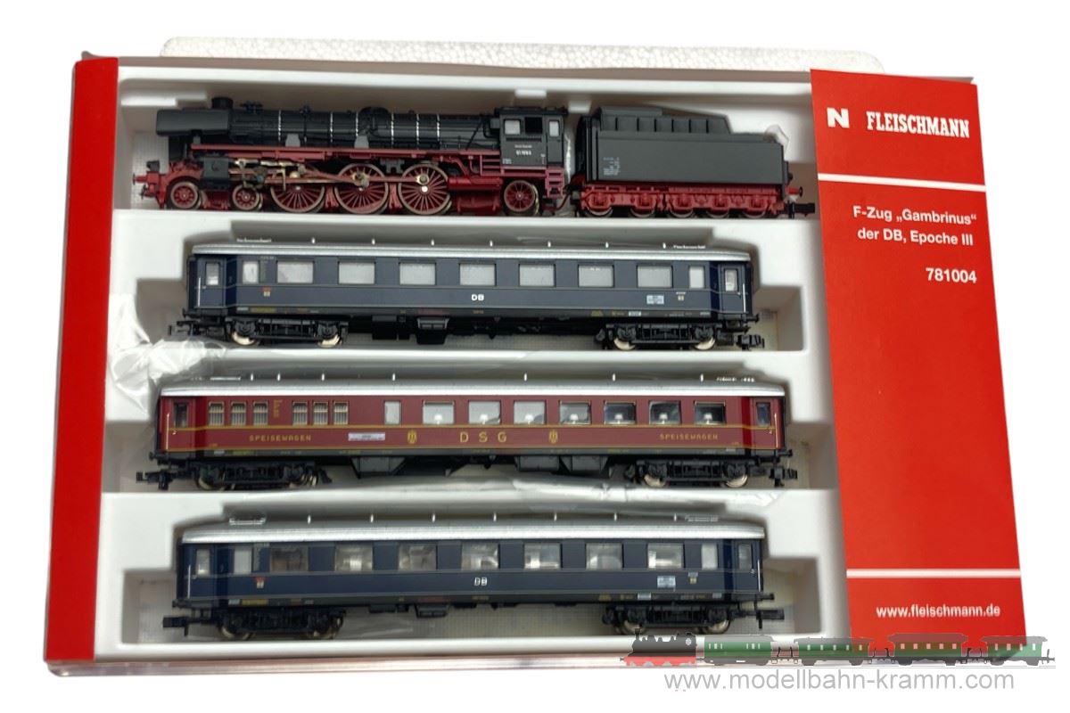 Modellbahn-Kramm: 1A.Gebrauchtware 237.0781004.001 Fleischmann N analog 781004 Zugset F-Zug ...
