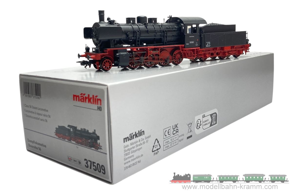 Modellbahn-Kramm: 1A.Gebrauchtware 540.0037509.001 Märklin H0 AC digital/sound 37509 Dampflok BR ...