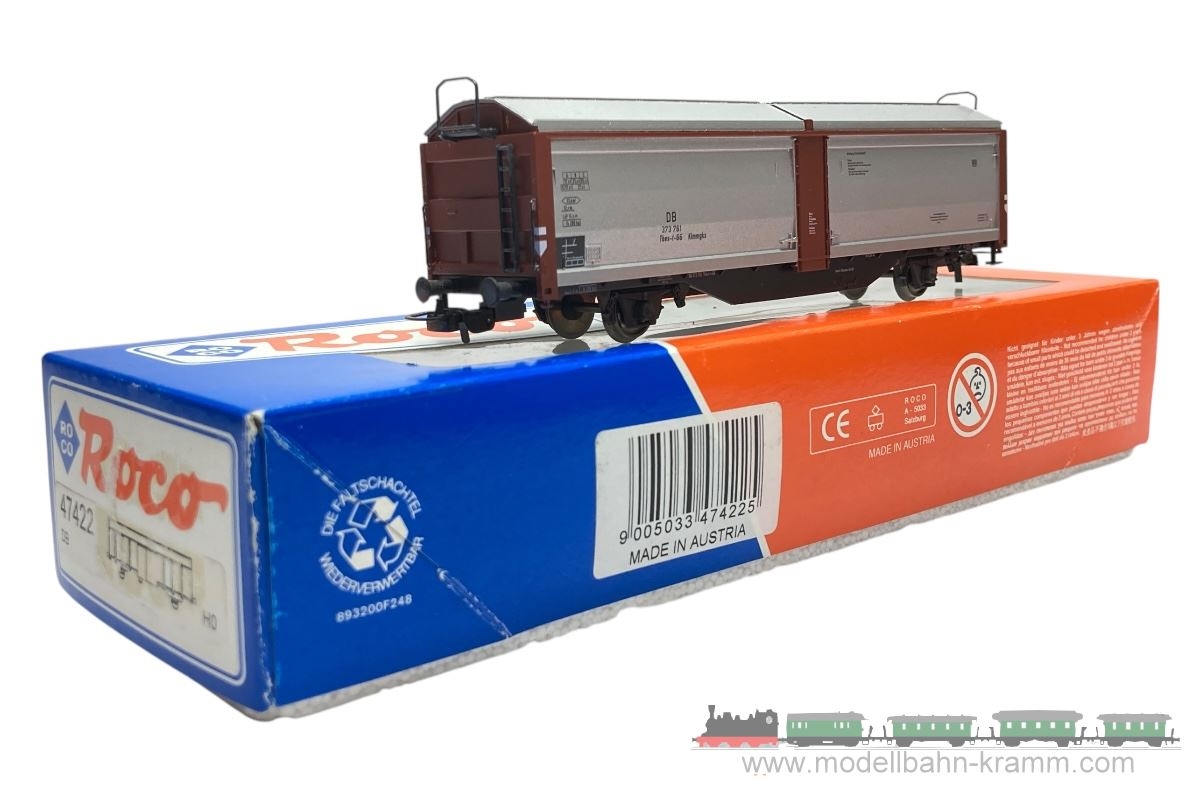 Modellbahn-Kramm: 1A.Gebrauchtware 711.0047422.001 Roco H0 47422 Schiebewandwagen Klmmgks DB ...